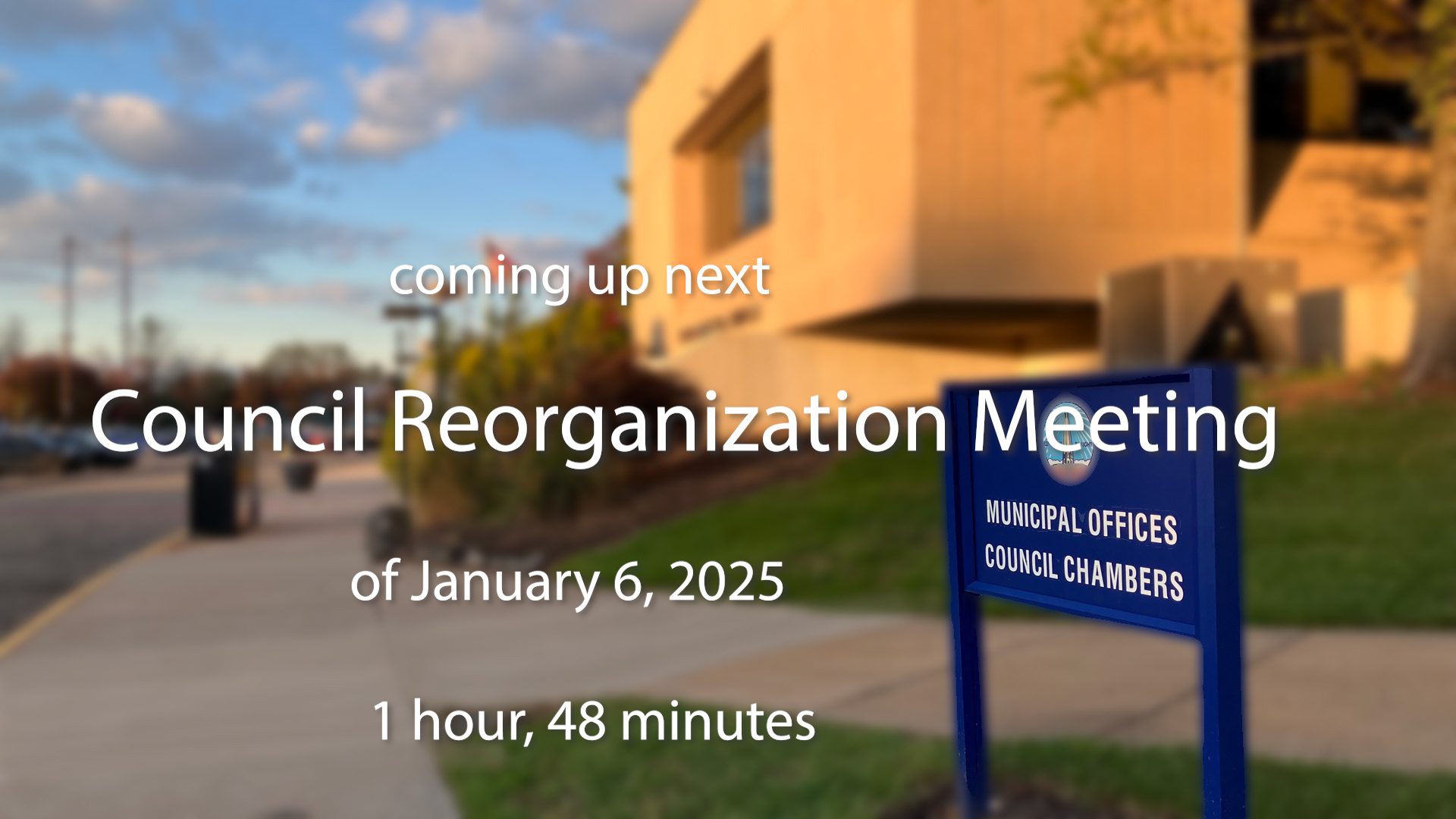 Council Re-Org Meeting of January 6, 2025